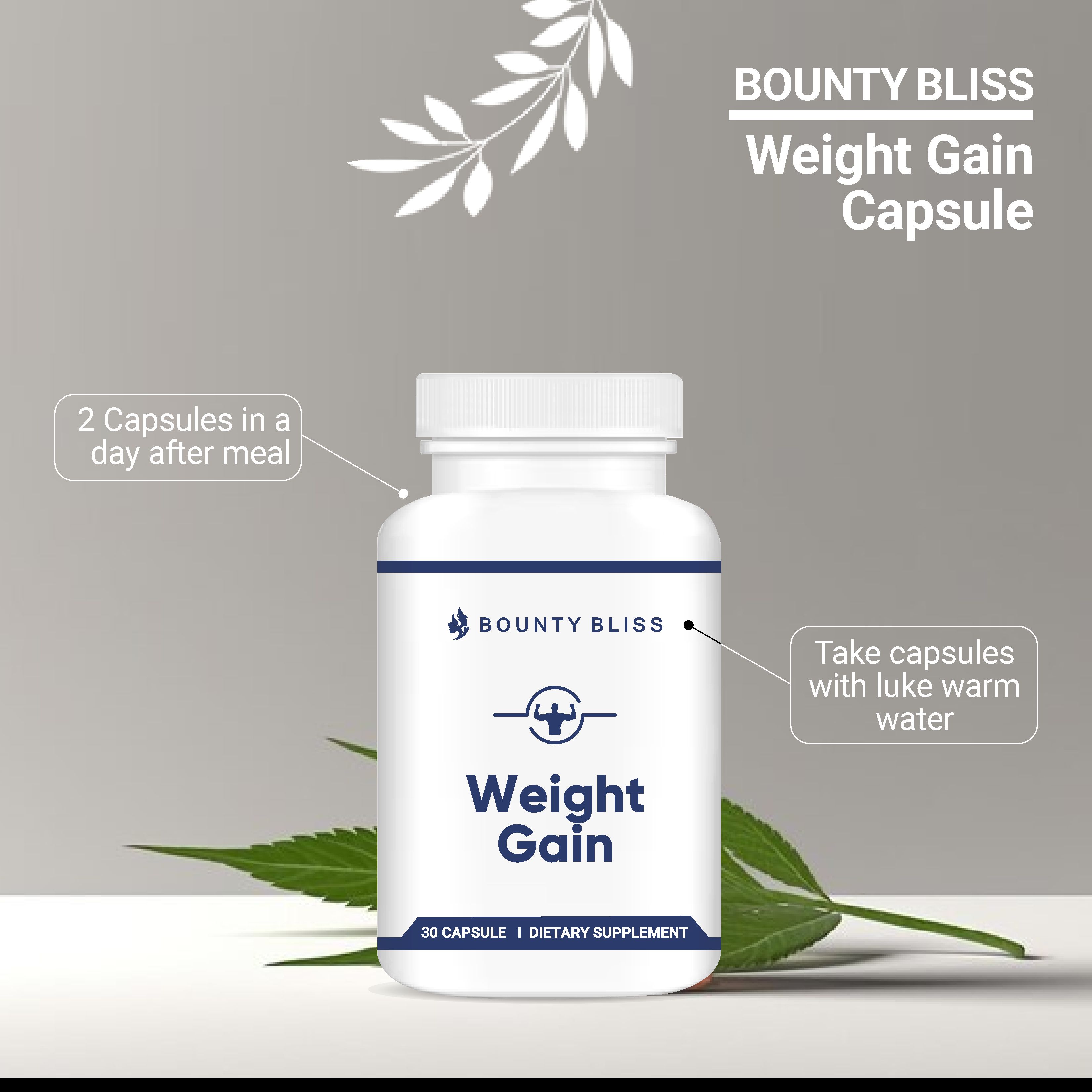 Bounty Bliss Weight Gain 30 Capsules