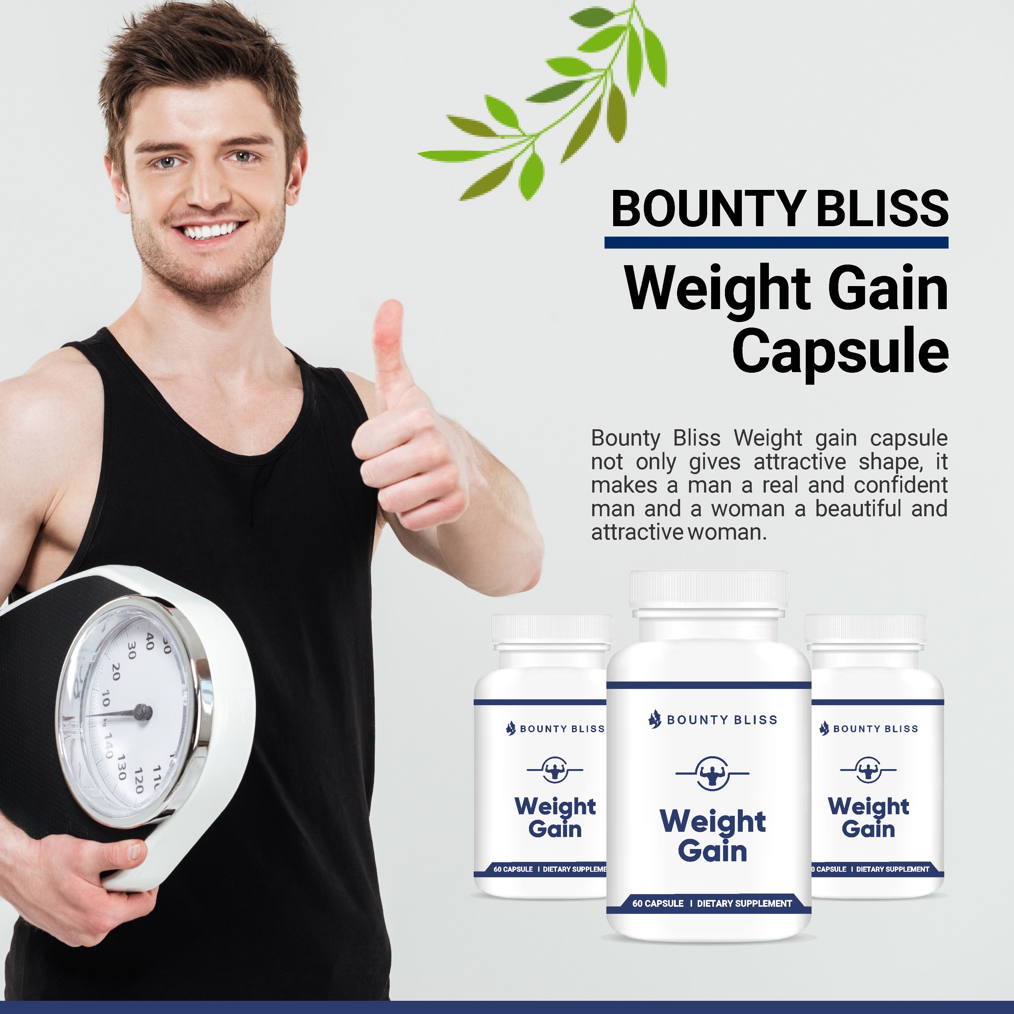 Bounty Bliss Weight Gain 60 Capsules